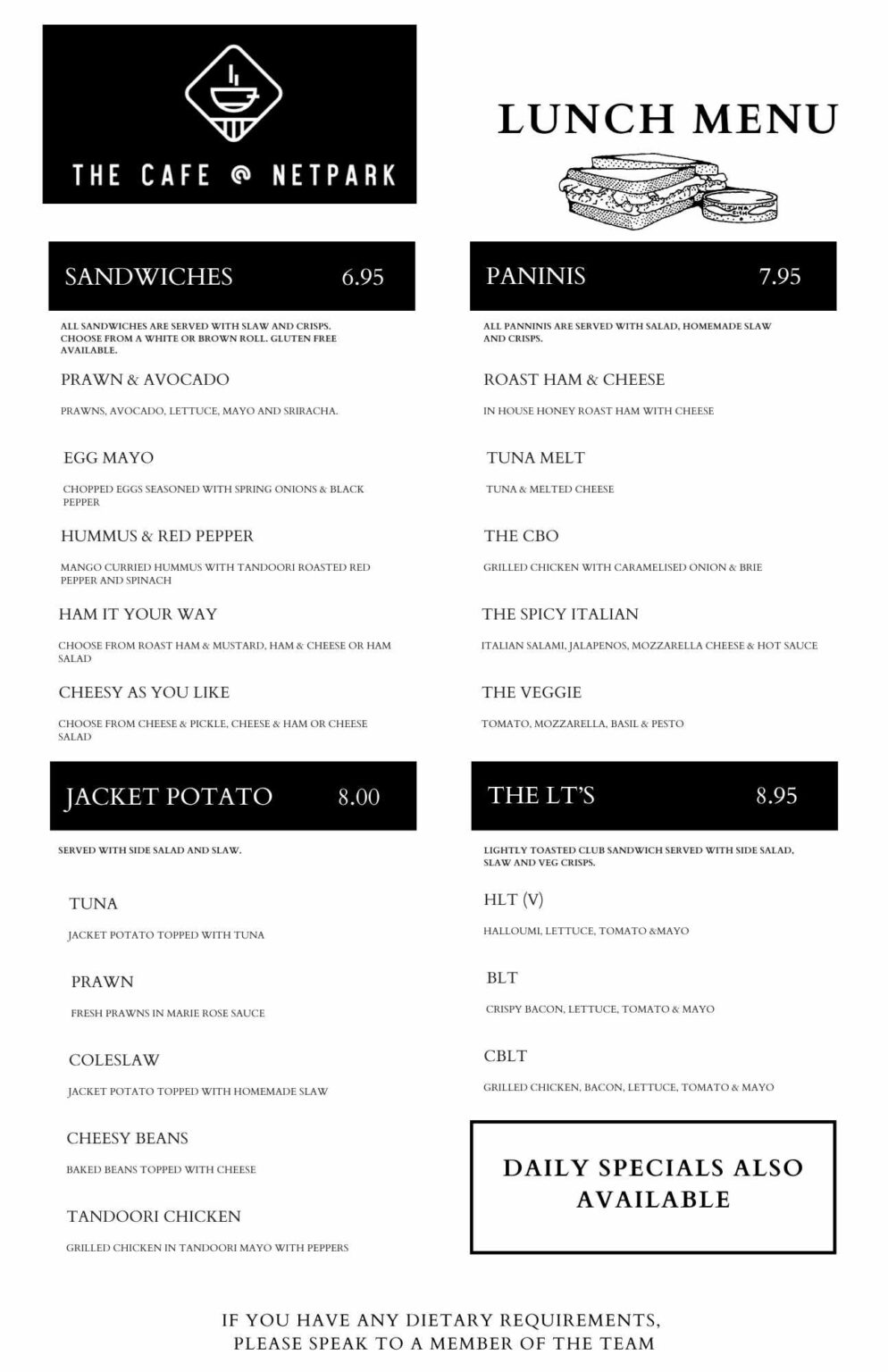 Home - The Cafe @ NETPark